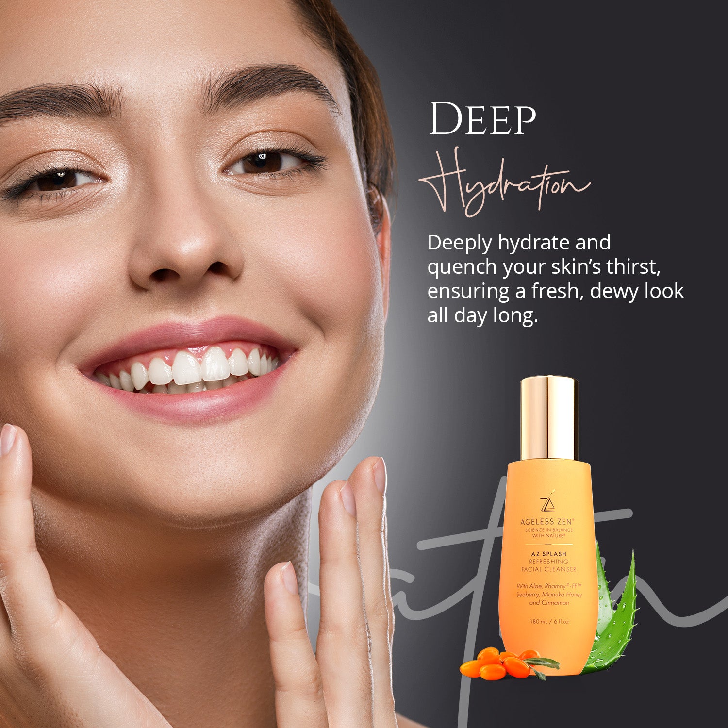 AgeLess Zen Splash Cleanser | Luxurious Hydrating Facial Cleanser